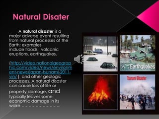 Natural disaster preparedness | PPTX