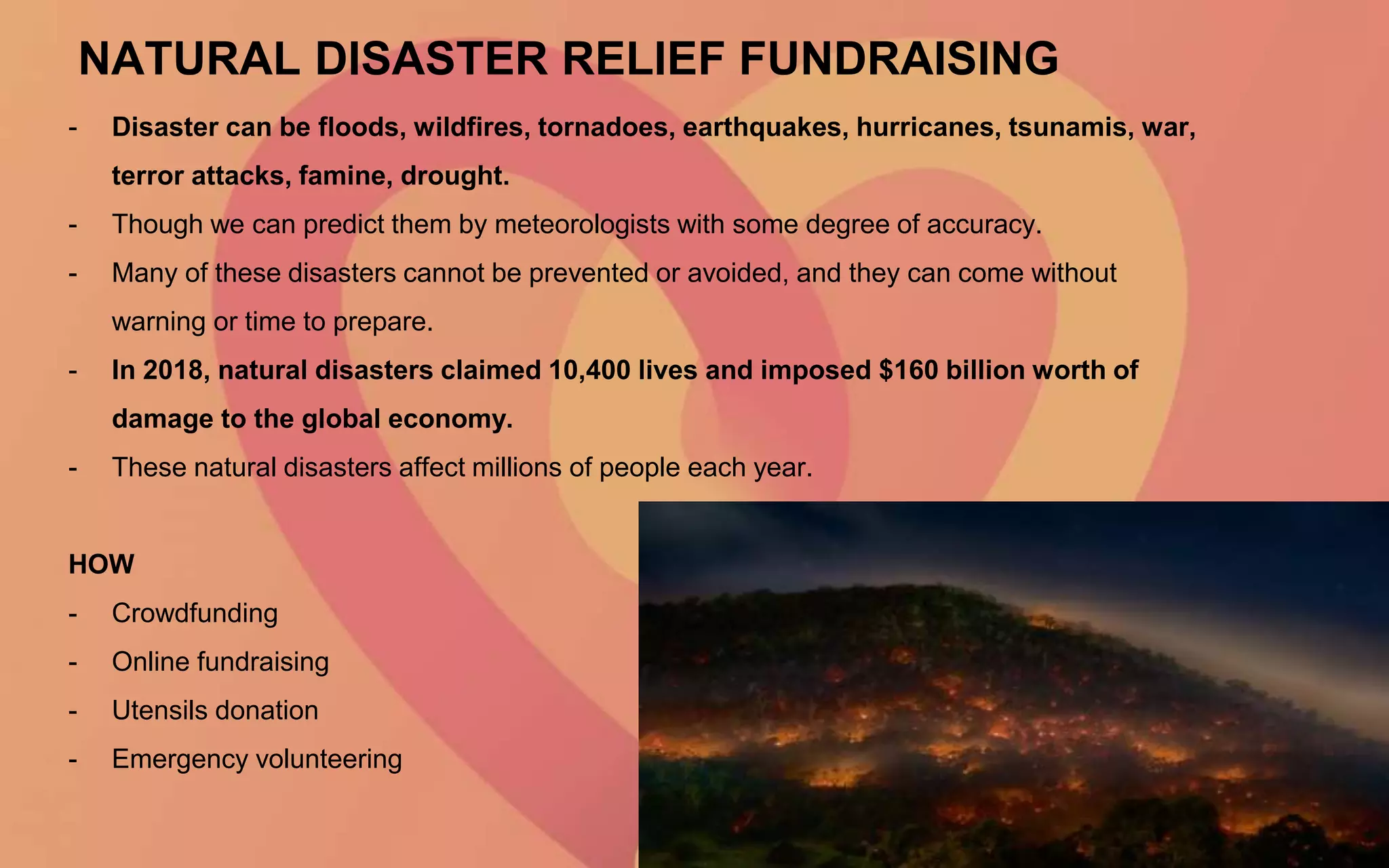 Natural disaster relief | PPTX