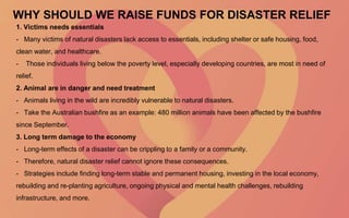 Natural disaster relief | PPTX