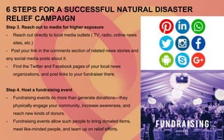 Natural disaster relief | PPTX