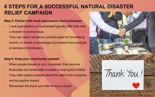 Natural disaster relief | PPTX