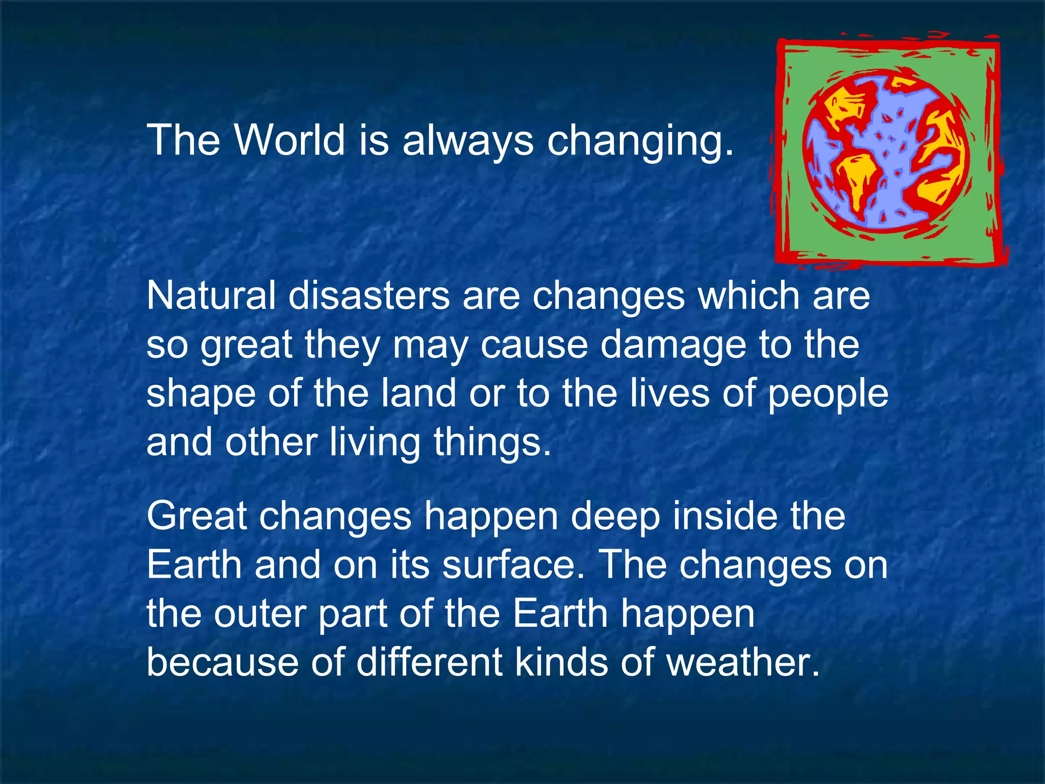 Natural Disasters | PPT