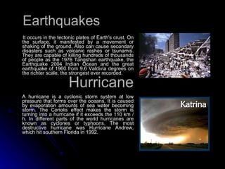 Natural disasters | PPT
