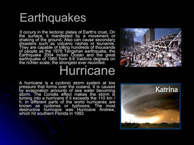 Natural disasters | PPT