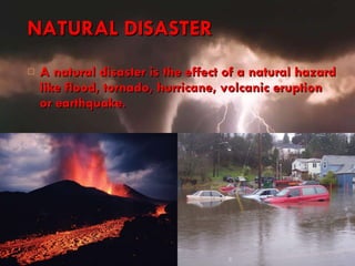 The Disasters of World: Natural Disasters | PPT