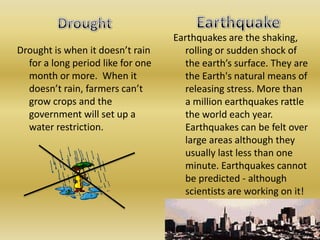 Natural disasters | PPTX | Geology | Science