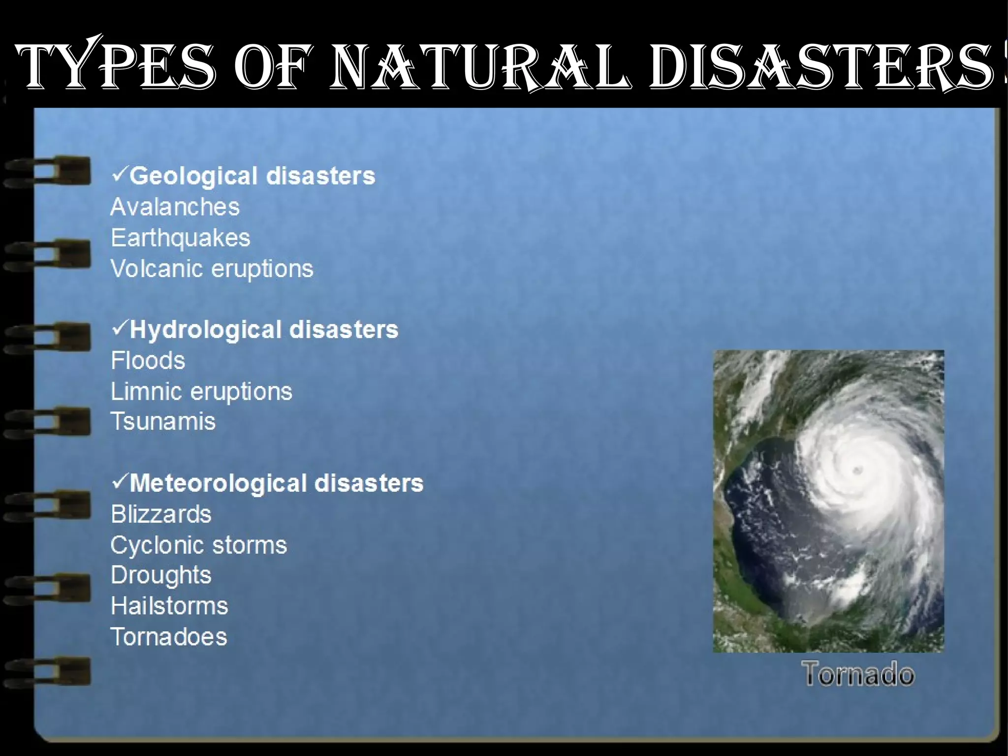 Natural disasters | PPT