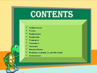 Natural disasters | PPT