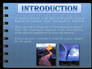 Natural disasters | PPT