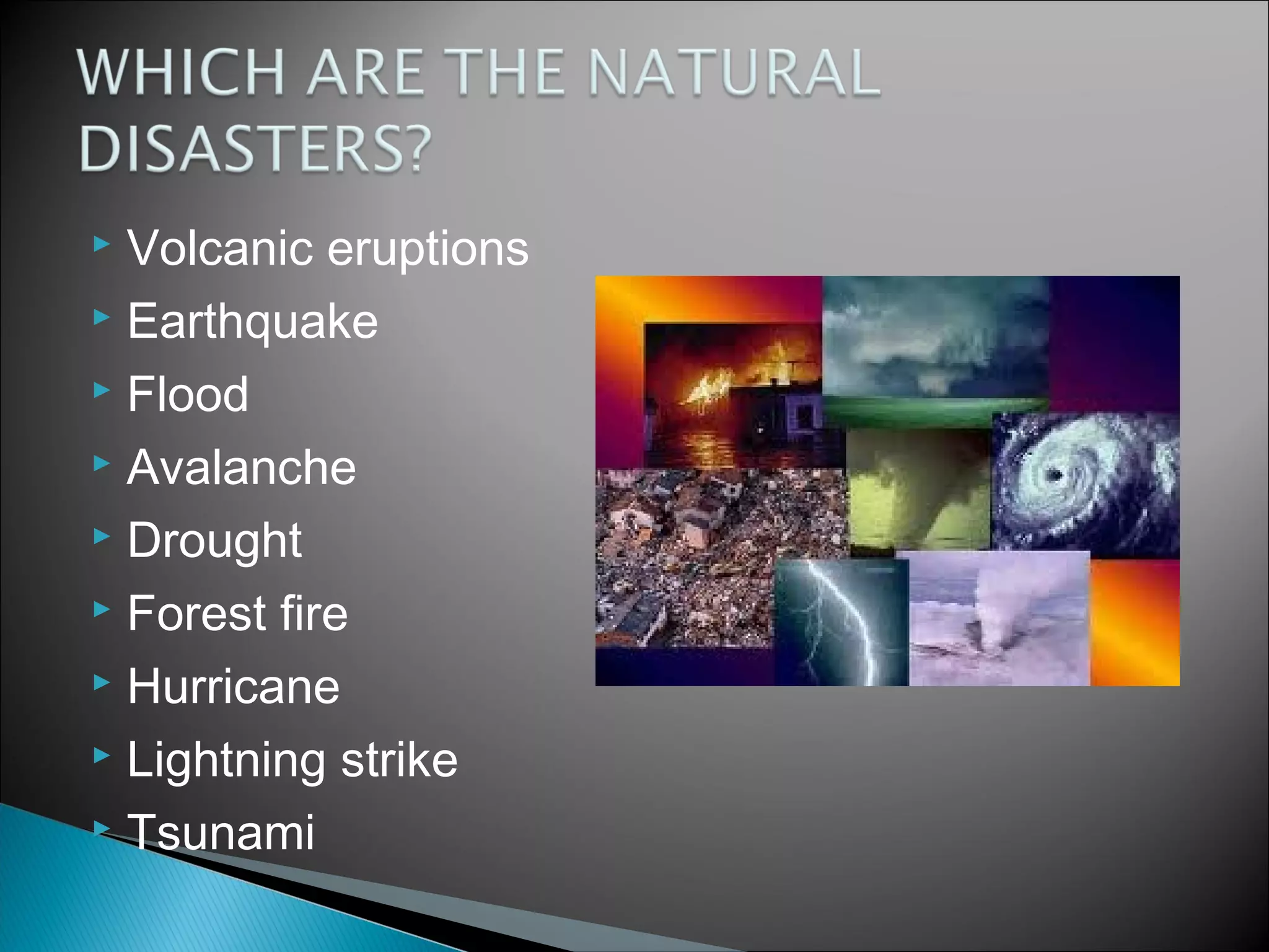 Natural disasters | PPT
