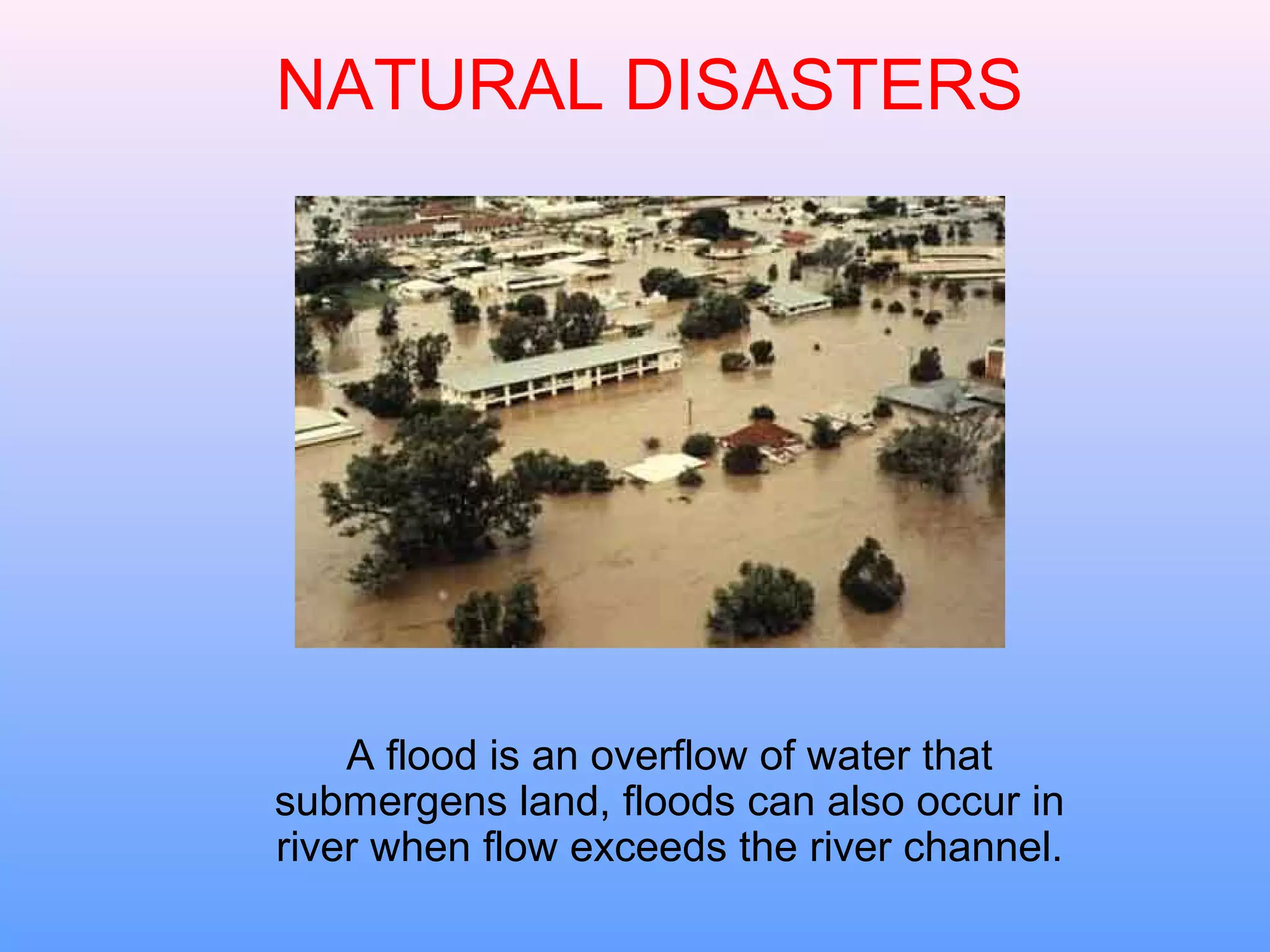 Natural disasters | PPT