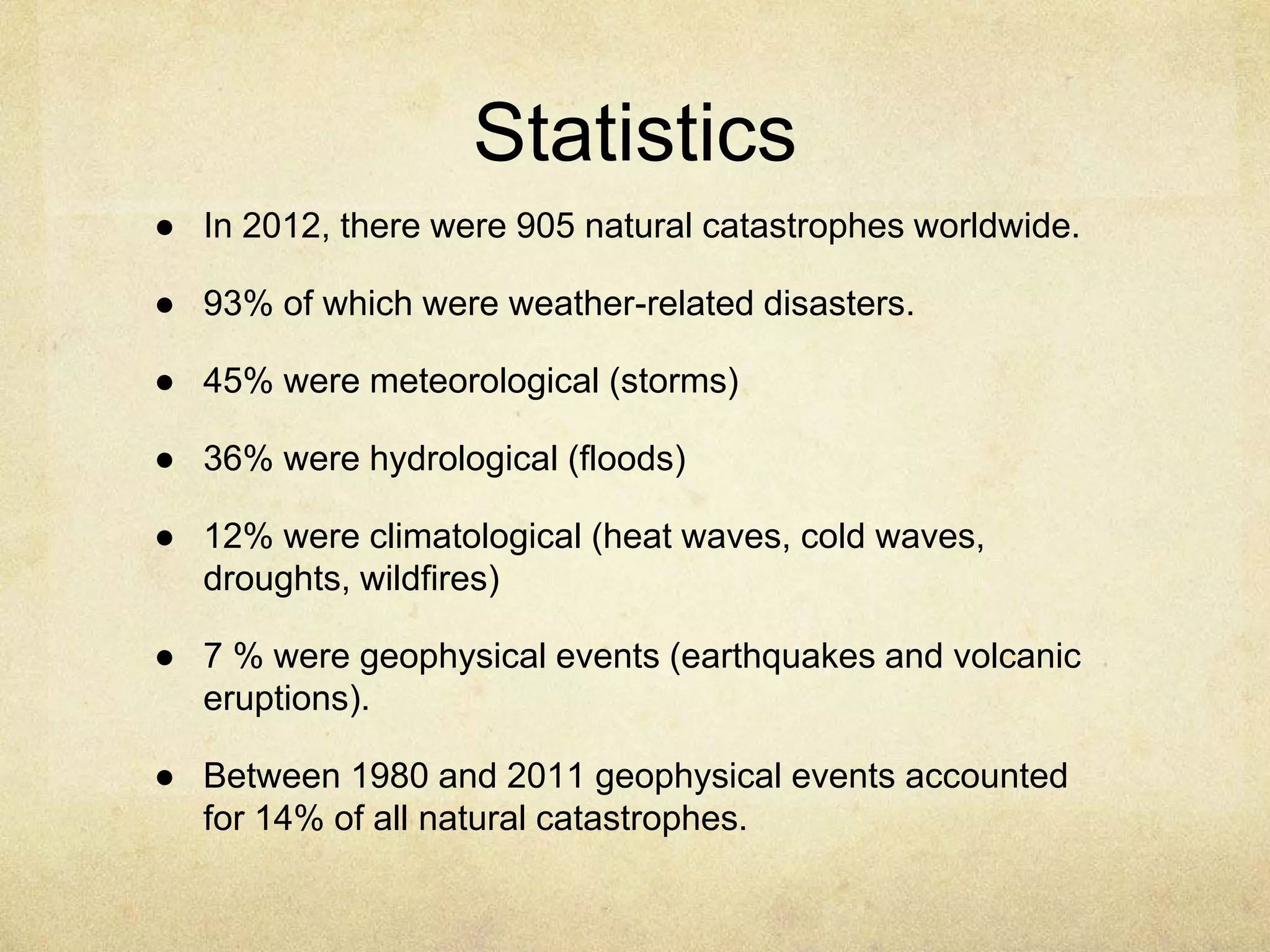 Natural Disasters: A comprehensive Presentation | PPTX