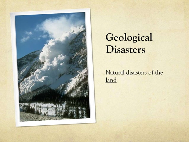 Natural disasters | PPTX