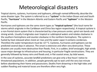 Natural disasters | PPTX