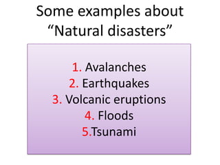 Natural disasters | PPT
