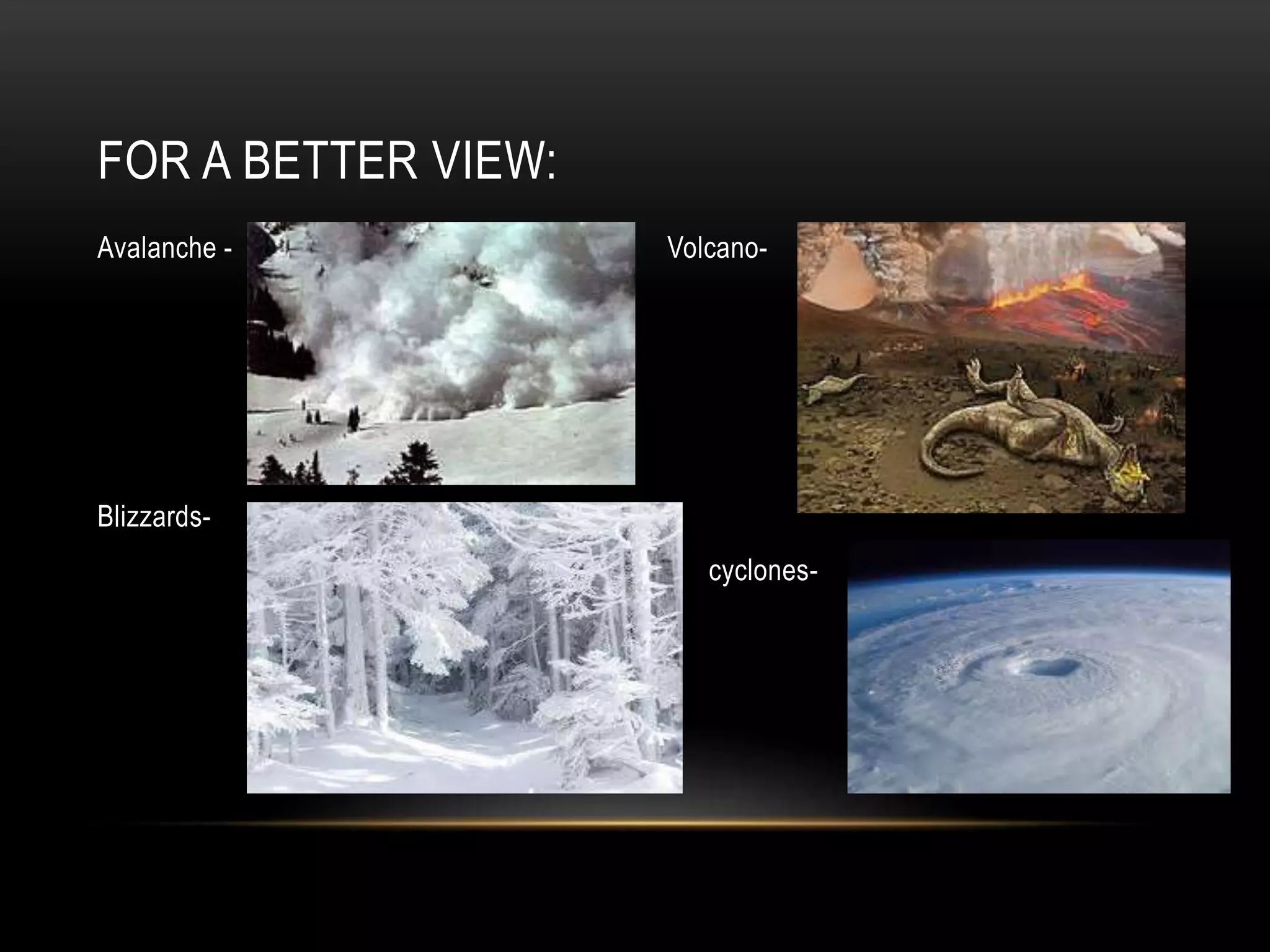 Natural disasters | PPT