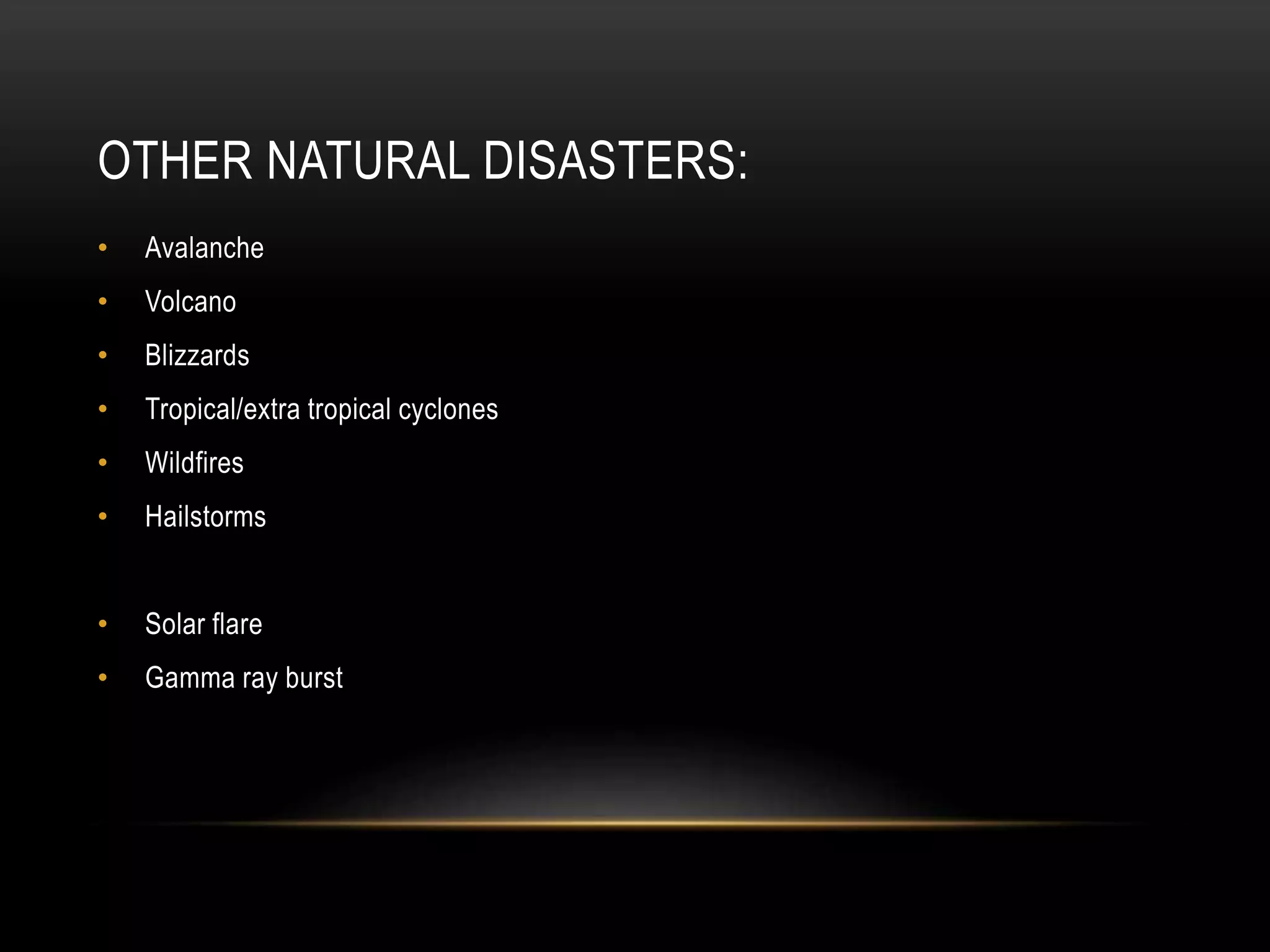 Natural disasters | PPT