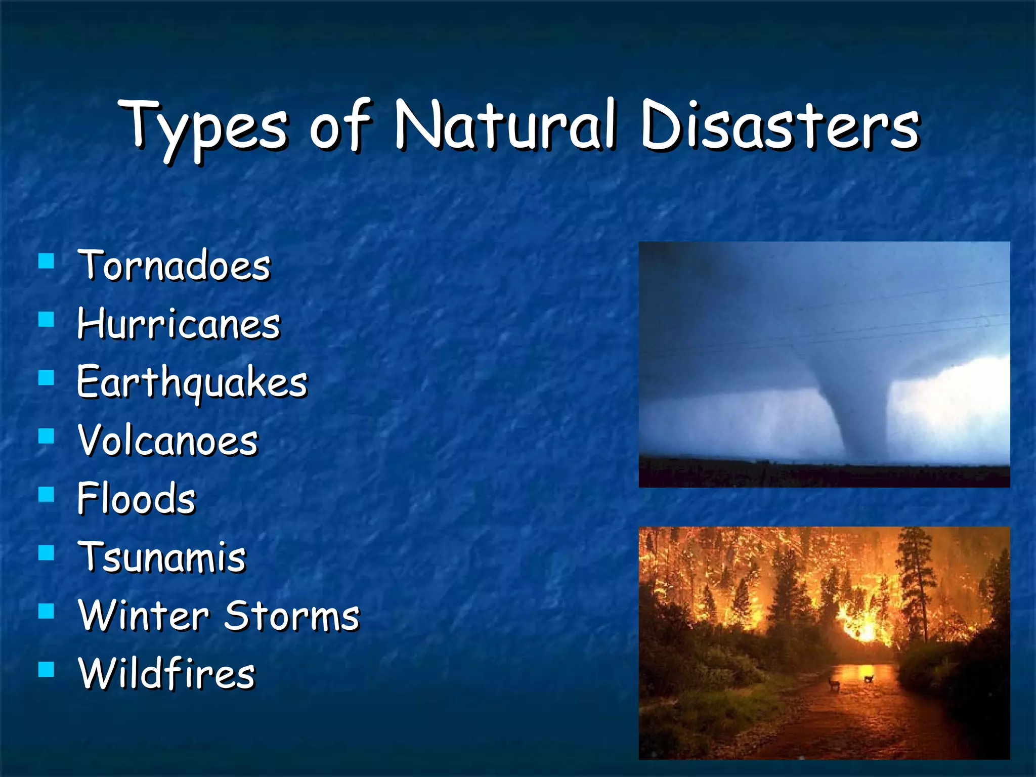 Natural disasters | PPT