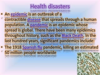 Natural disasters | PPTX