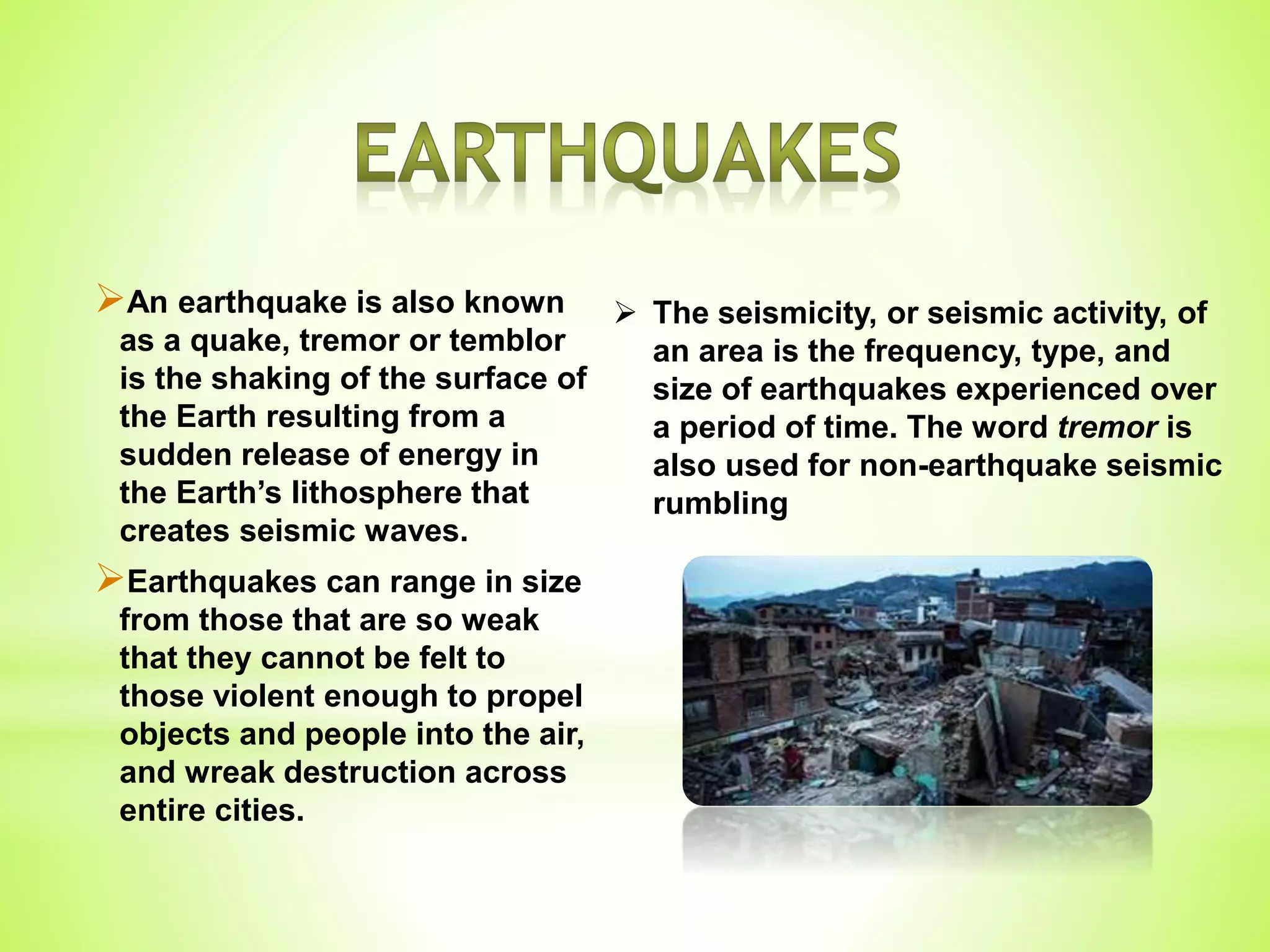 Natural disasters | PPTX