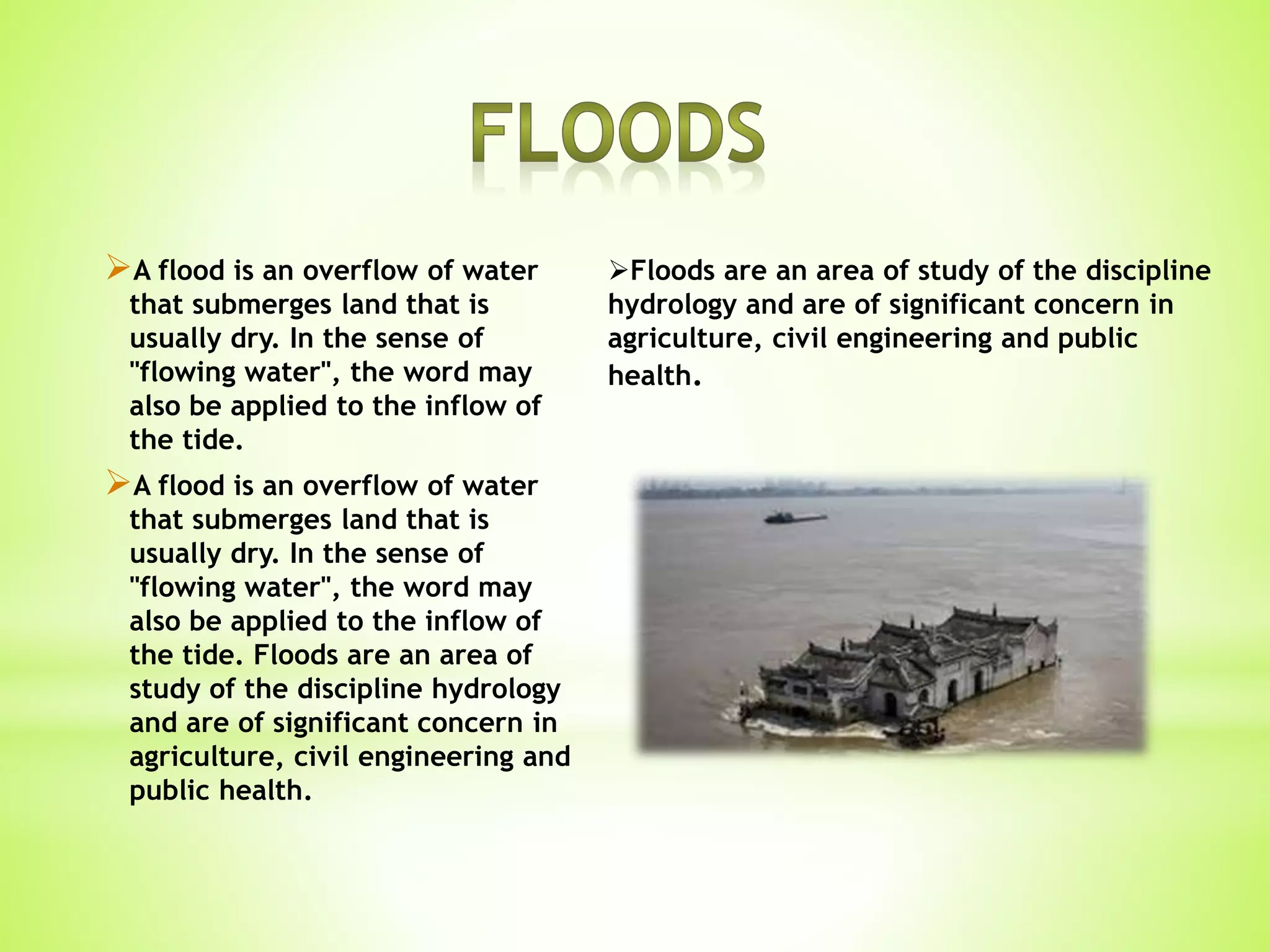 Natural disasters | PPTX
