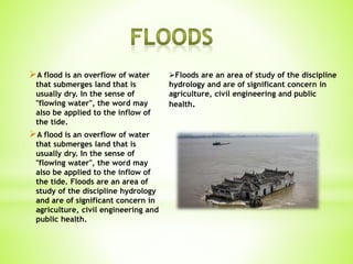 Natural disasters | PPTX