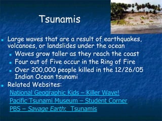 natural disasters.ppt. | PPT