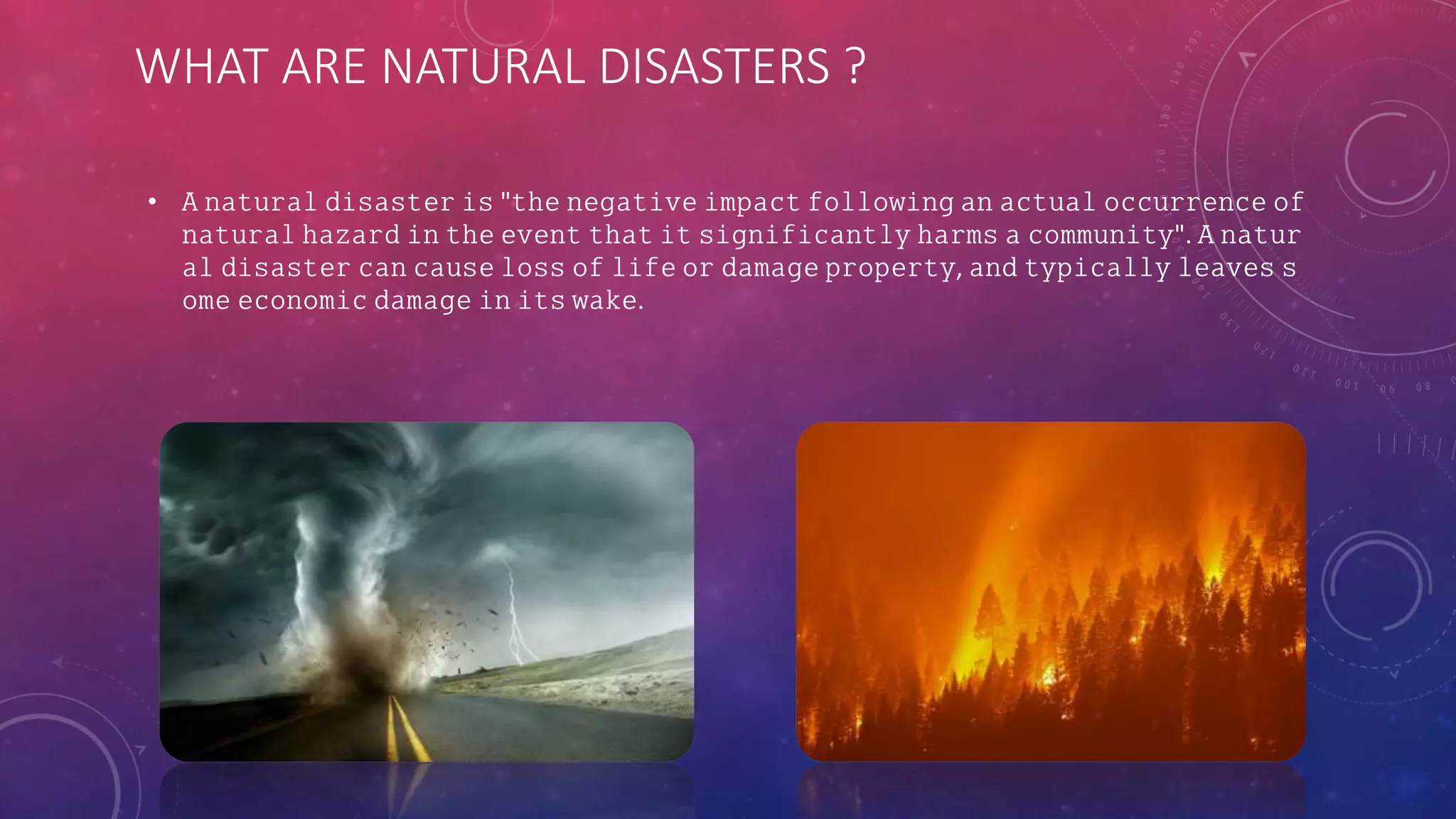 Natural Disasters | PPTX