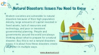 Natural Disasters - Issues You Need to Know.pptx