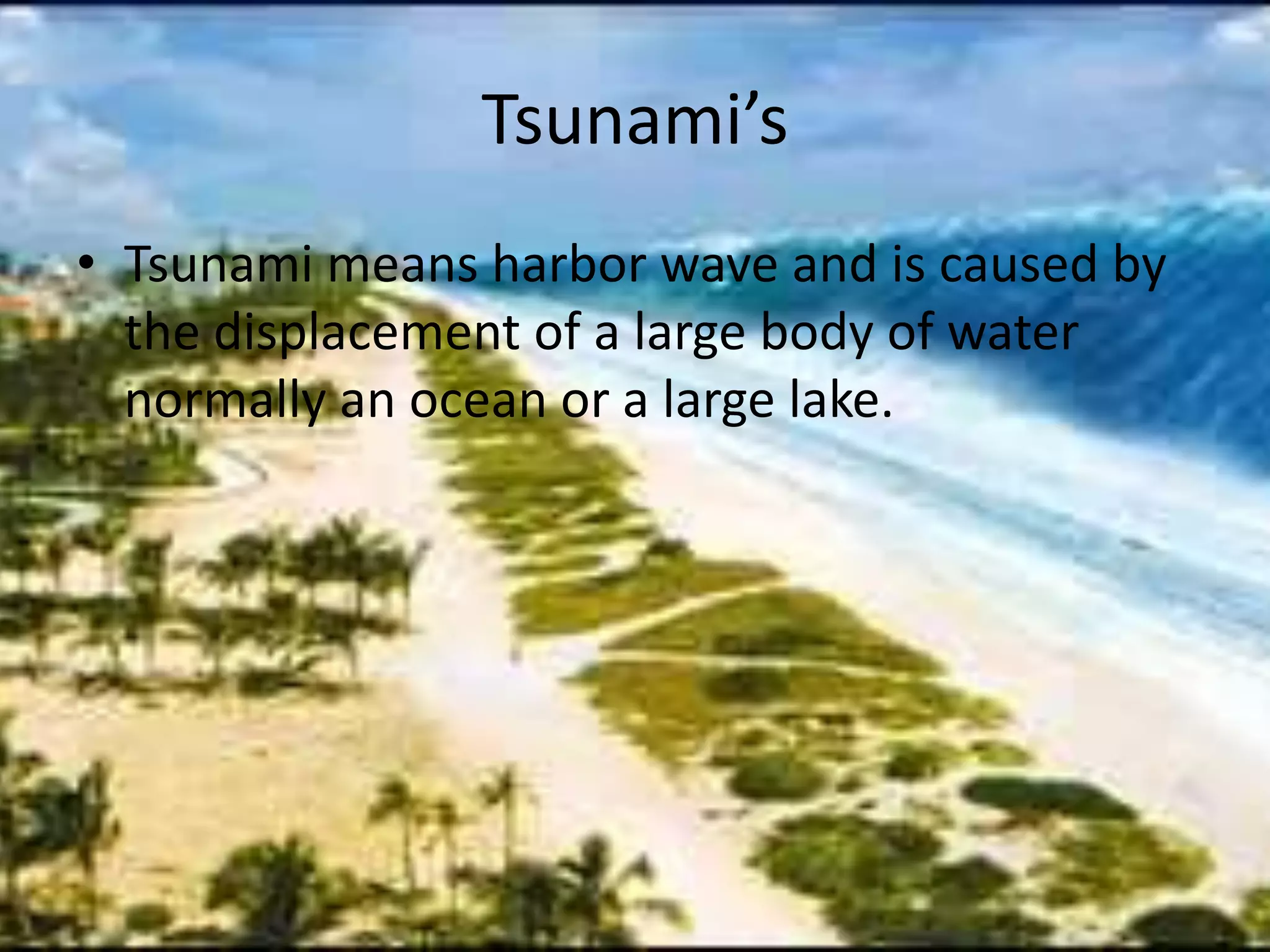 Natural disasters | PPTX