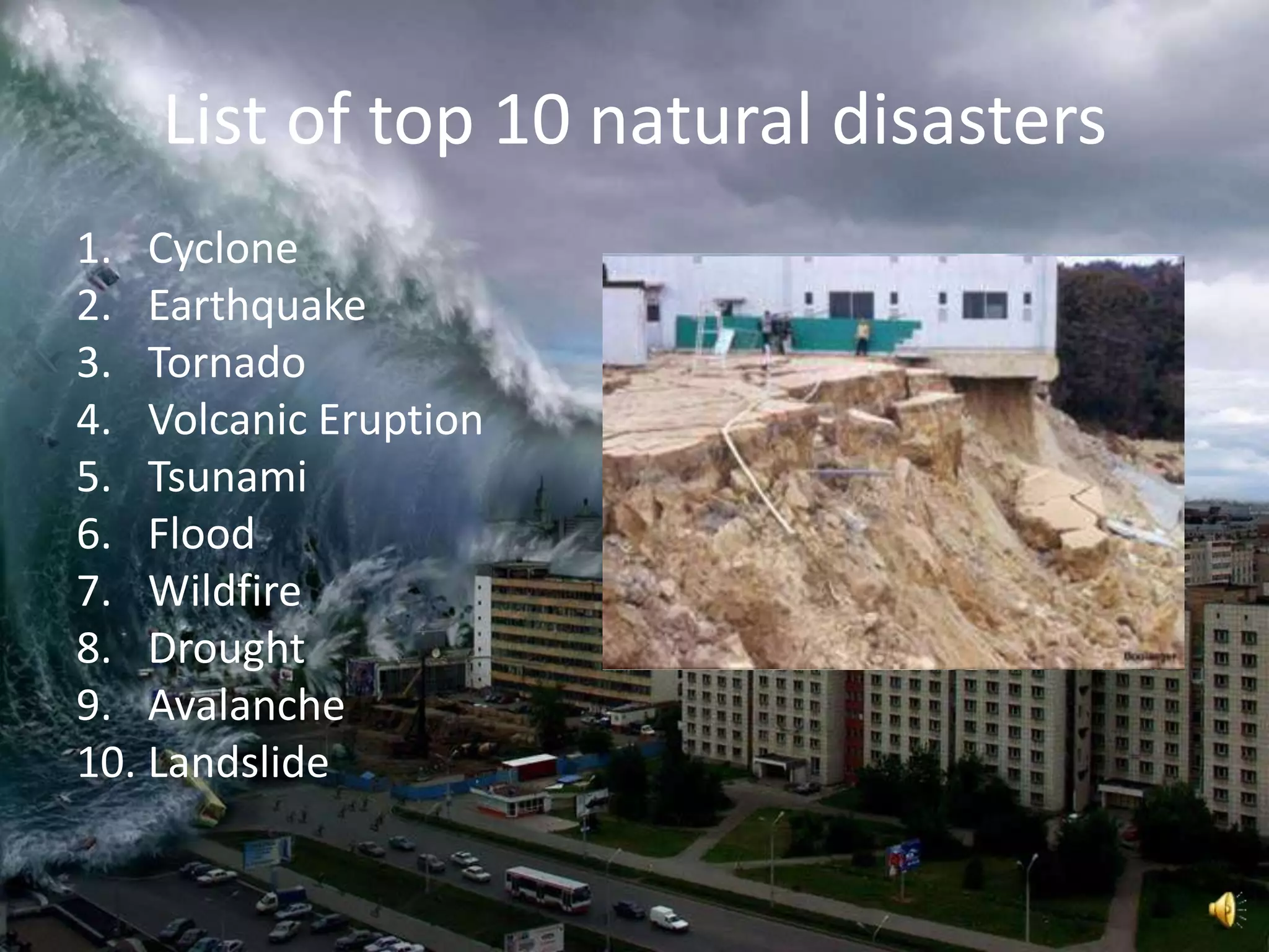 Natural disasters | PPTX