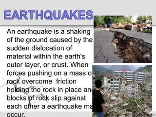 Natural disasters and its managment | PPT