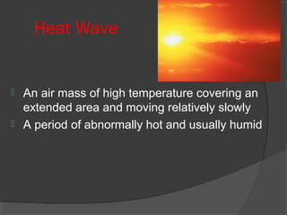 Natural disasters and their impact towards the environment | PPT