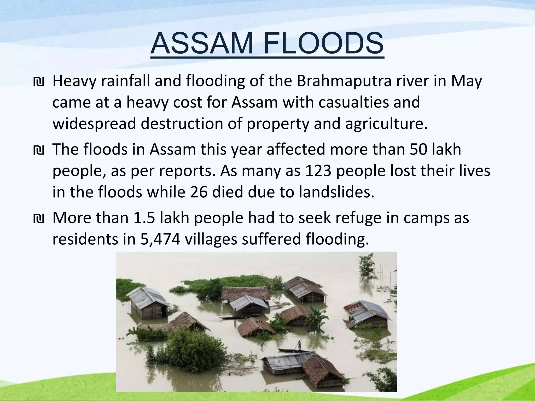 Natural disasters in india | PPTX