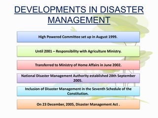Natural disasters in india | PPTX
