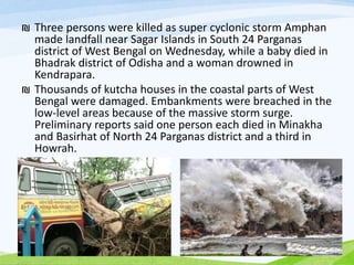 Natural disasters in india | PPTX