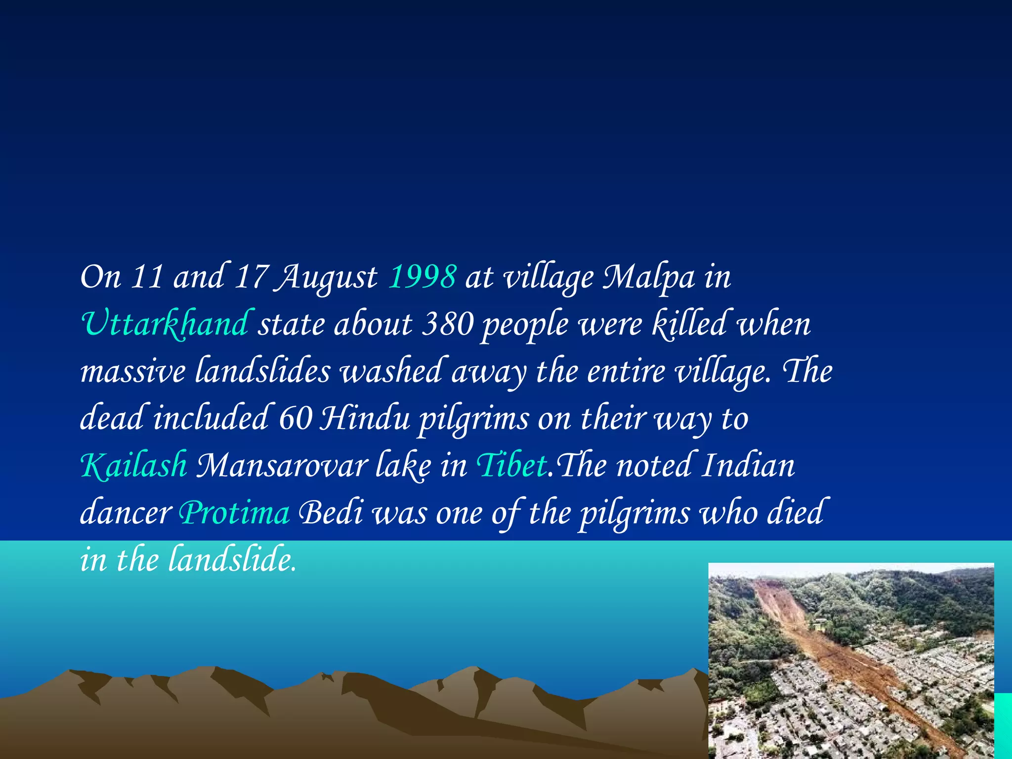 Natural disasters of india | PPT