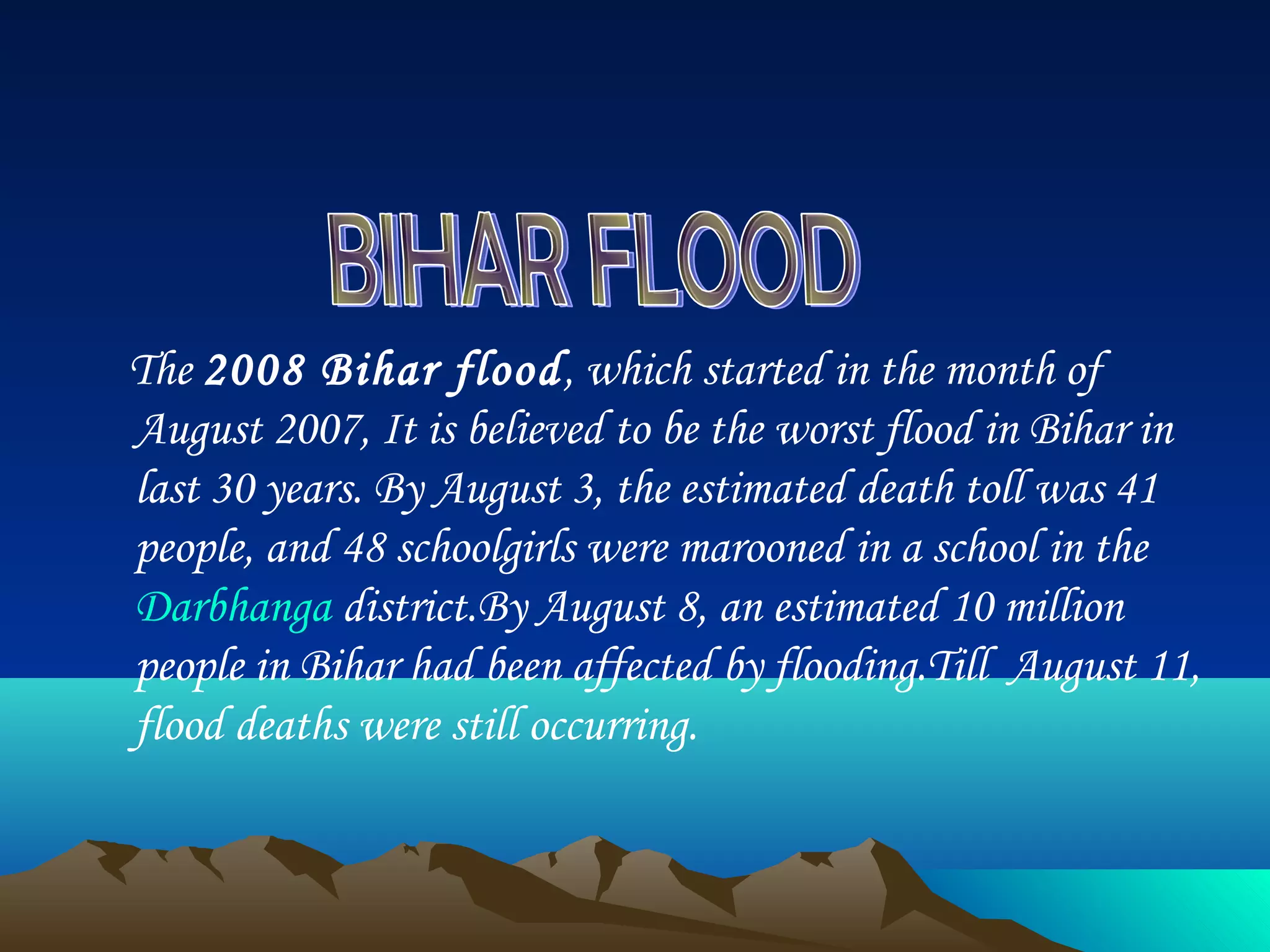 Natural disasters of india | PPT