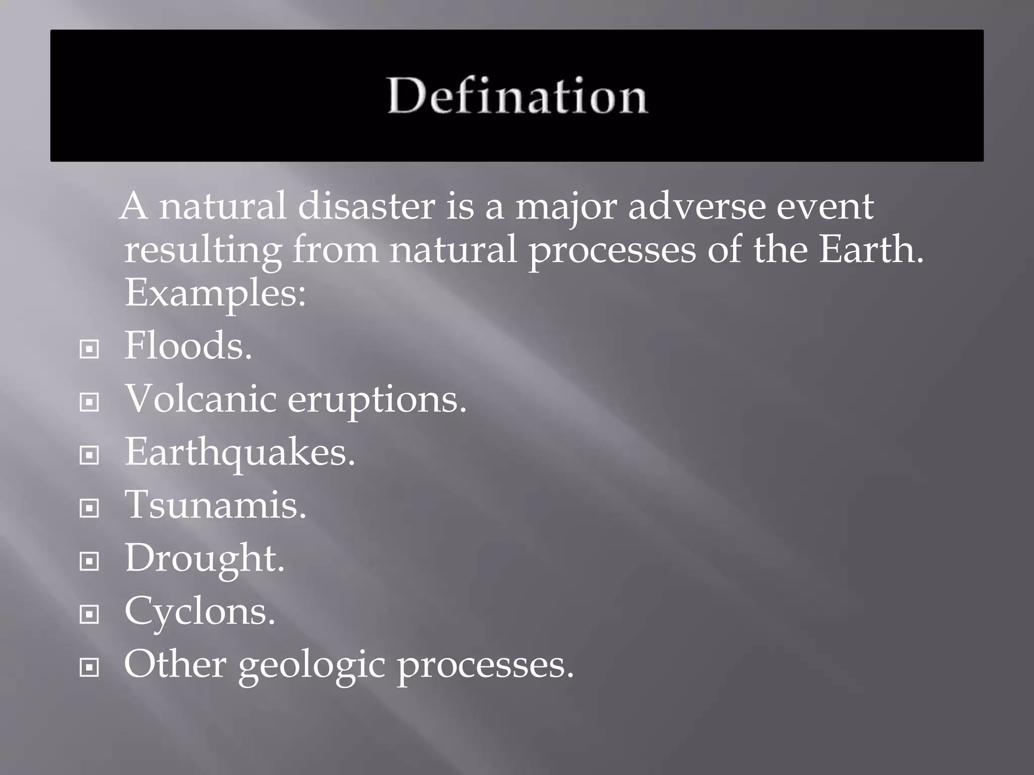 Natural disasters of pakistan | PPTX