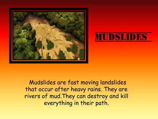 Natural disasters powerpoint | PPTX