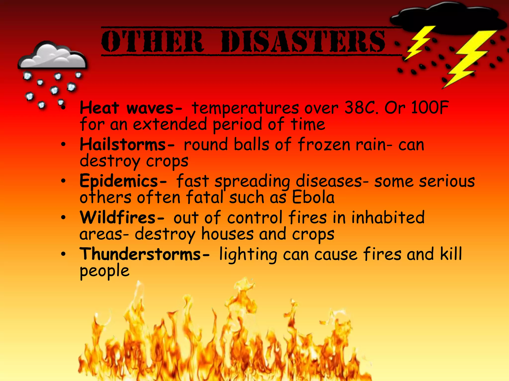Natural disasters powerpoint | PPTX