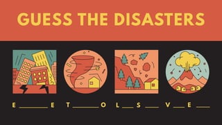Interactive Educational Presentation on Natural Disasters and Their ...