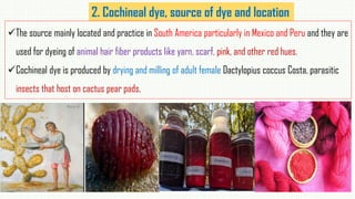 Natural dye(Madder,Cochineal,Lac and Fustic dye) | PDF