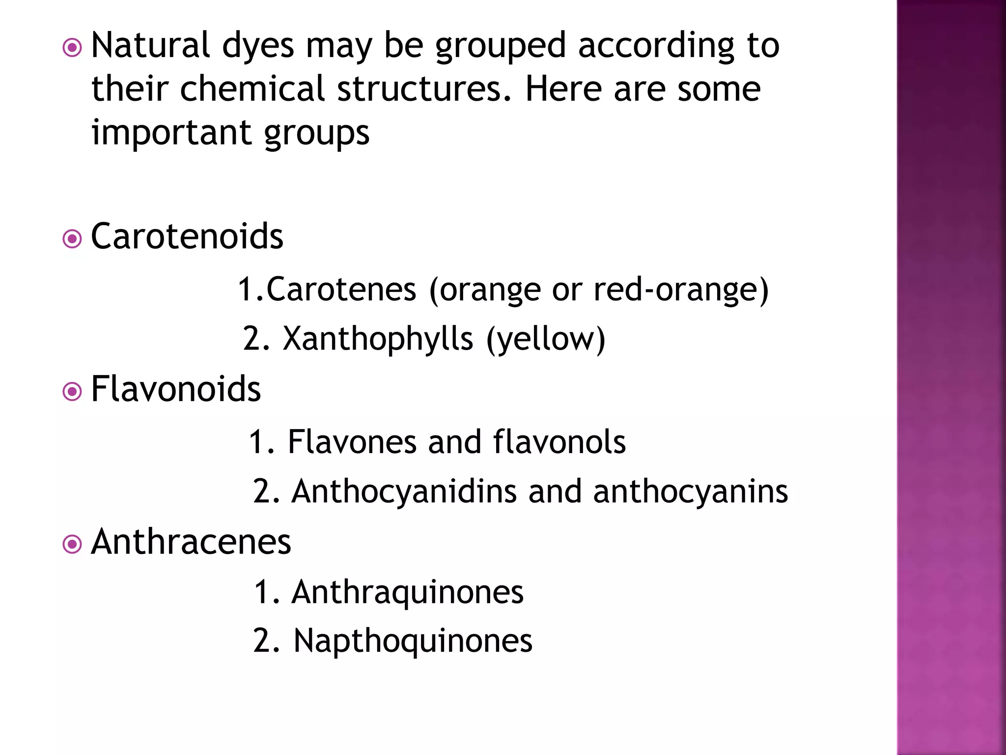 Natural dyes | PPTX