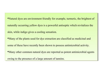 NATURAL DYES | PPT