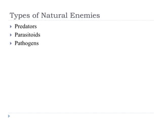 Diversity of Natural enemies | PPTX