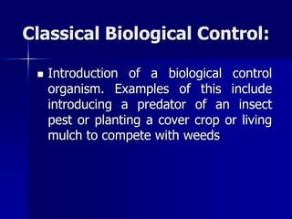 Natural enemies management | PPT