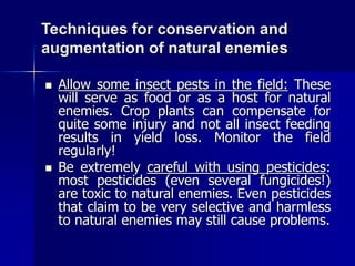 Natural enemies management | PPT