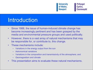 Natural environmental change | PPTX