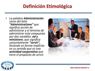 Naturaleza de la Administración | PDF